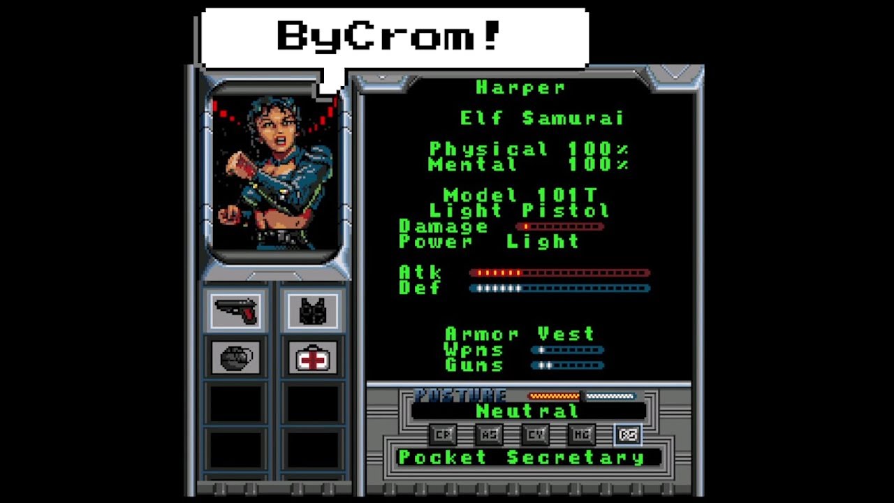Shadowrun Snes Sprites Shadowrun For The Sega Genesis Captures The