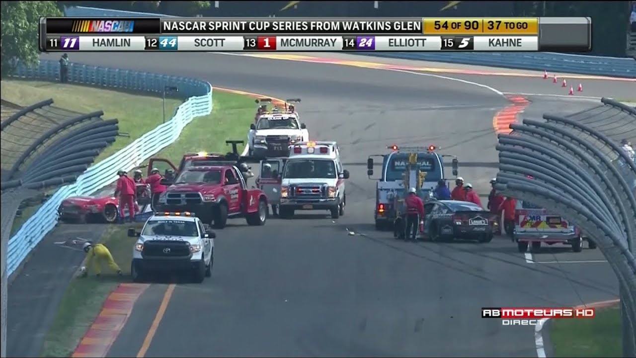 Big Wreck Watkins Glen 2016 Nascar Sprint Cup Youtube