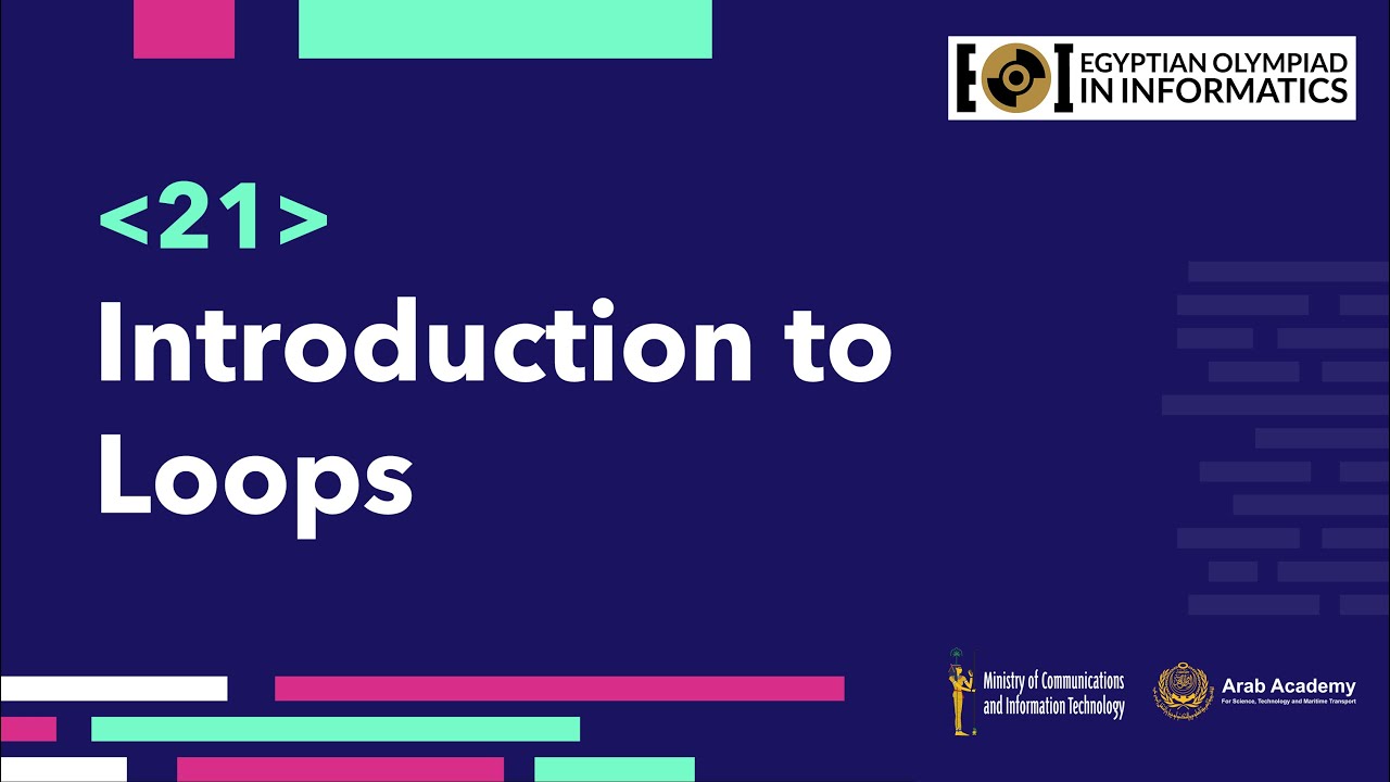 21 Introduction To Loops Youtube