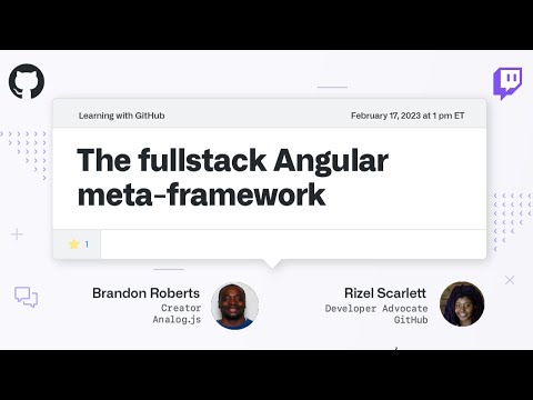 The Fullstack Angular Meta Framework Open Source Friday Youtube