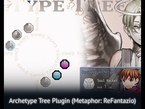 Archetype Tree Class Tree Plugin For Rpg Maker Mz Youtube