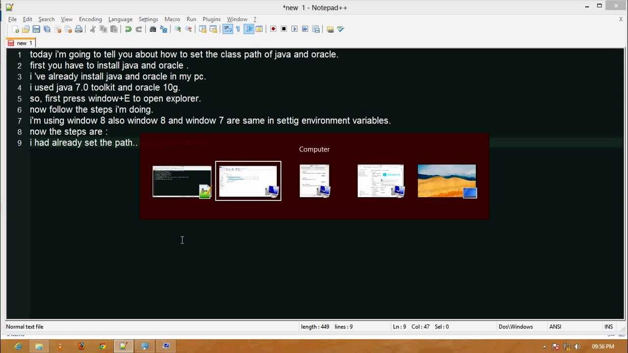 How To Set Java And Oracle Classpath Youtube