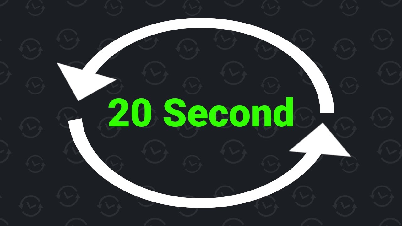 20 Second Interval Timer Youtube