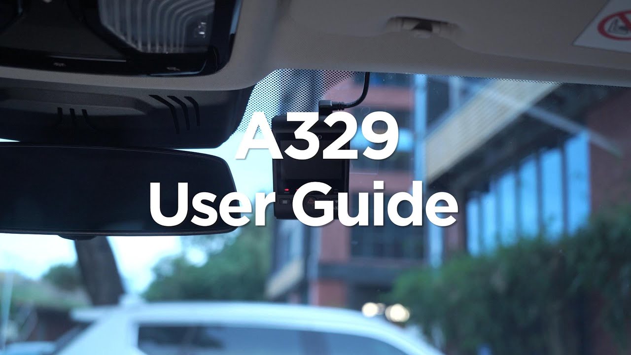 A329 User Guide Youtube