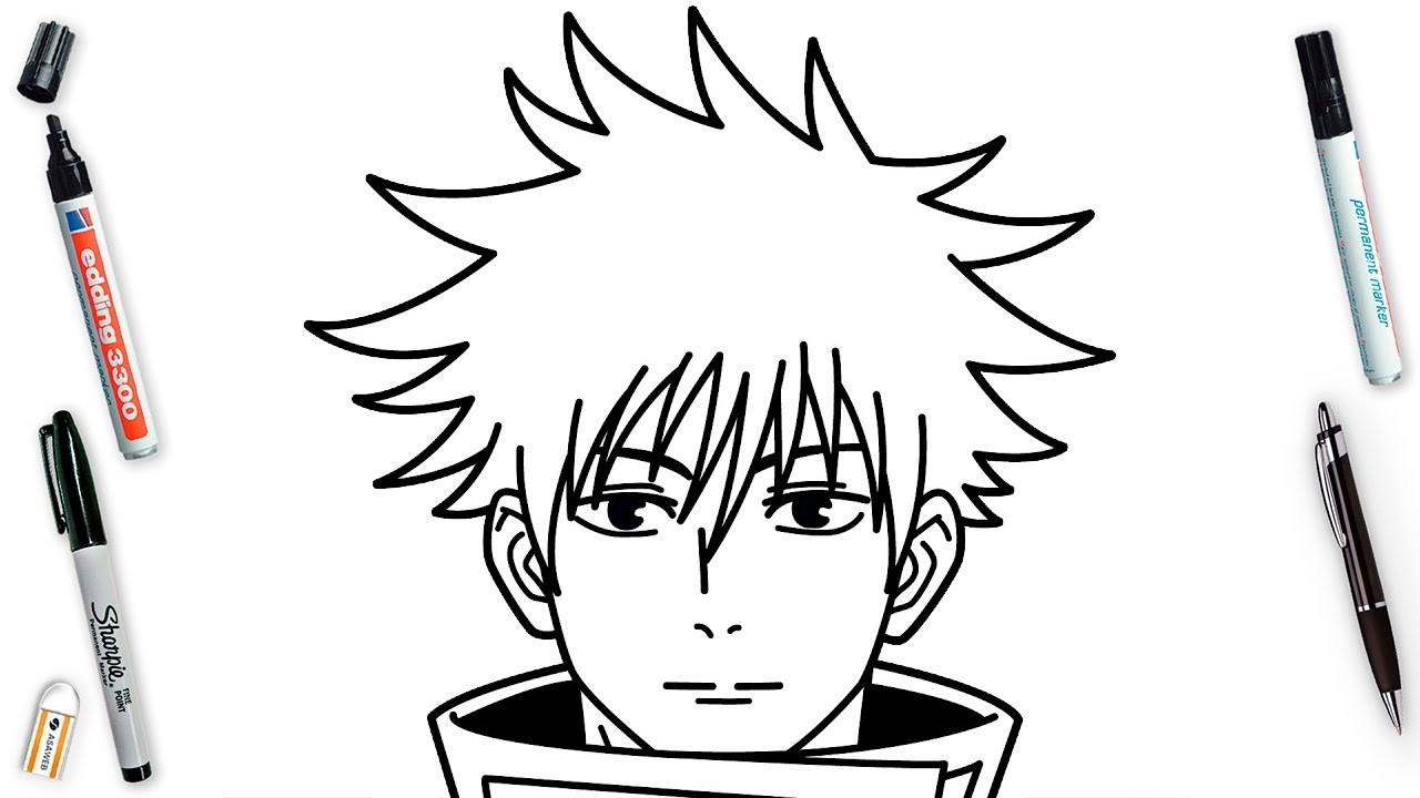 How To Draw Fushiguro Megumi Easy Step By Step Jujutsu Kaisen Art