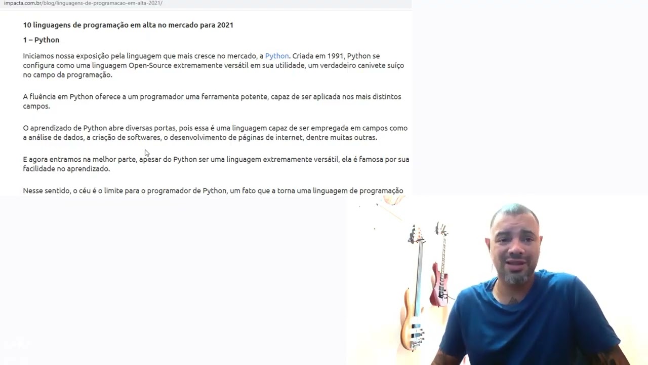 Aula 01 Apresentação Curso Python Youtube