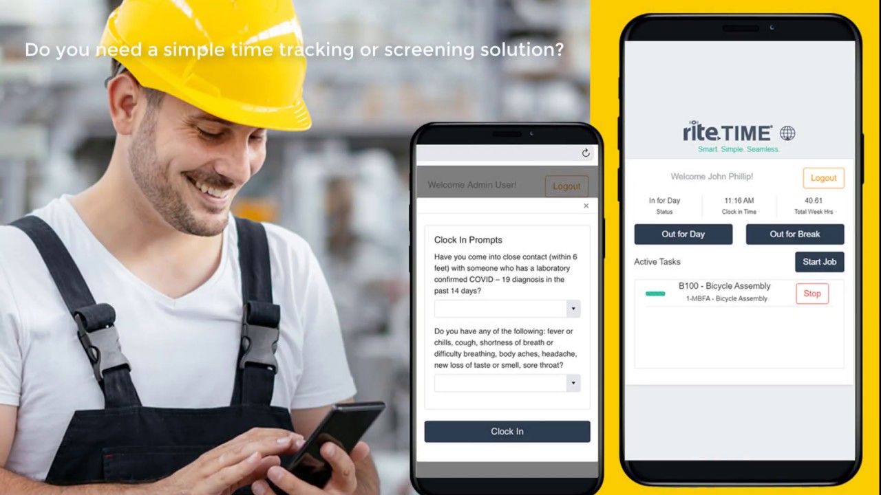 Ritetime Time Tracking For Manufacturing Ritesoft