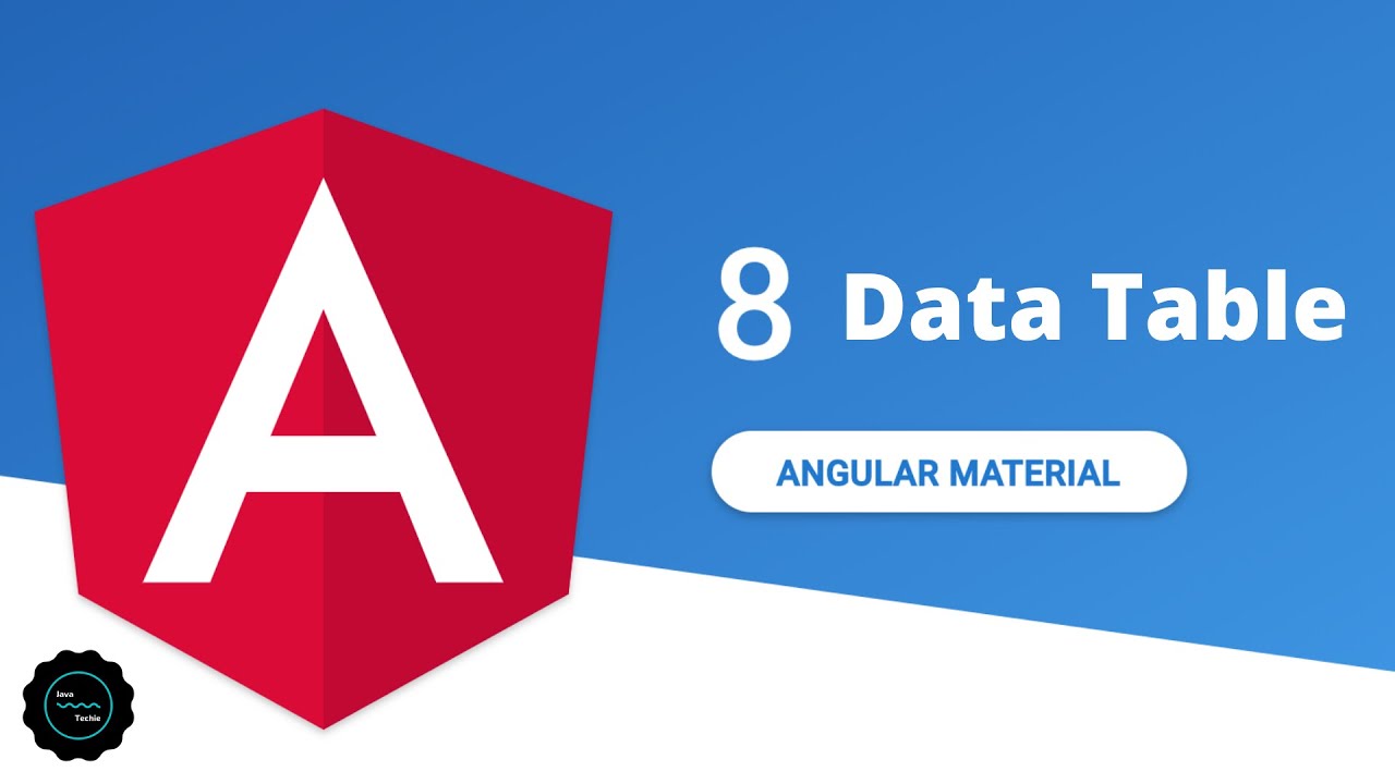 Angular Material Data Table Example Javatechie Youtube