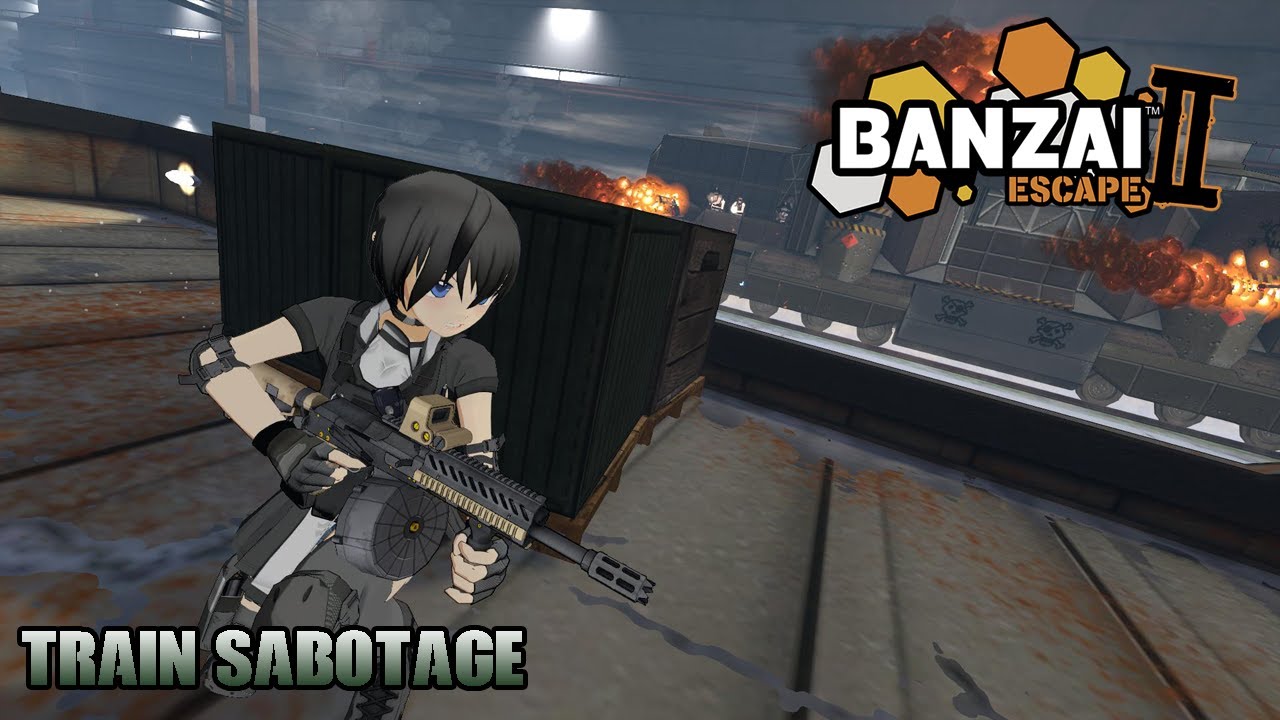 Banzai Escape 2 Subterranean Train Sabotage Youtube