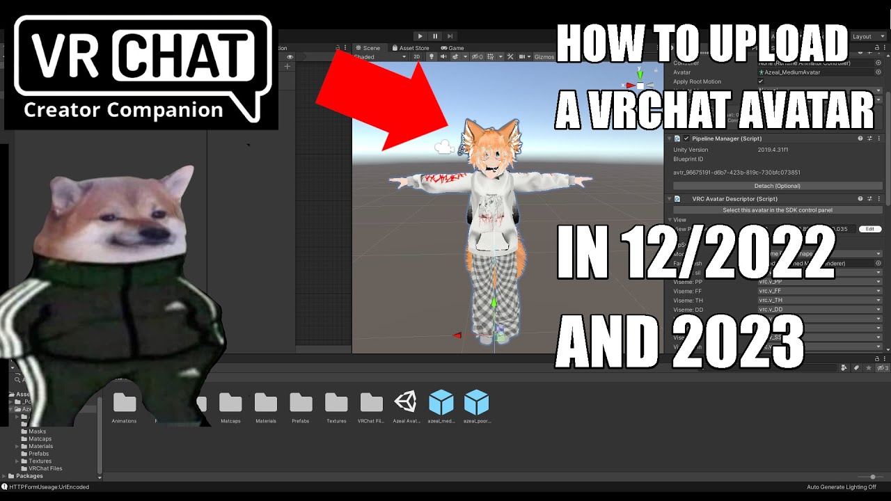 How To Upload A Vrchat Avatar In 12 2022 And 2023 Creator Companion