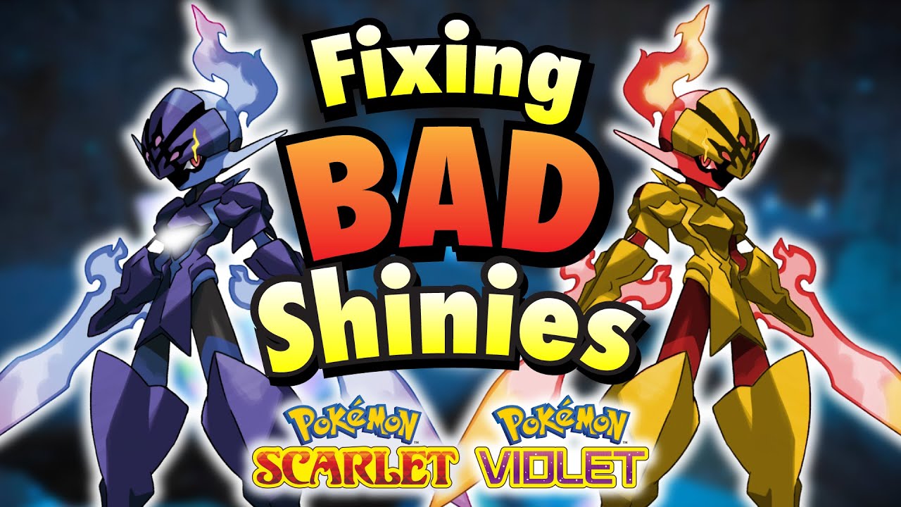 Fixing Bad Shiny Pokemon From Scarlet Violet Youtube