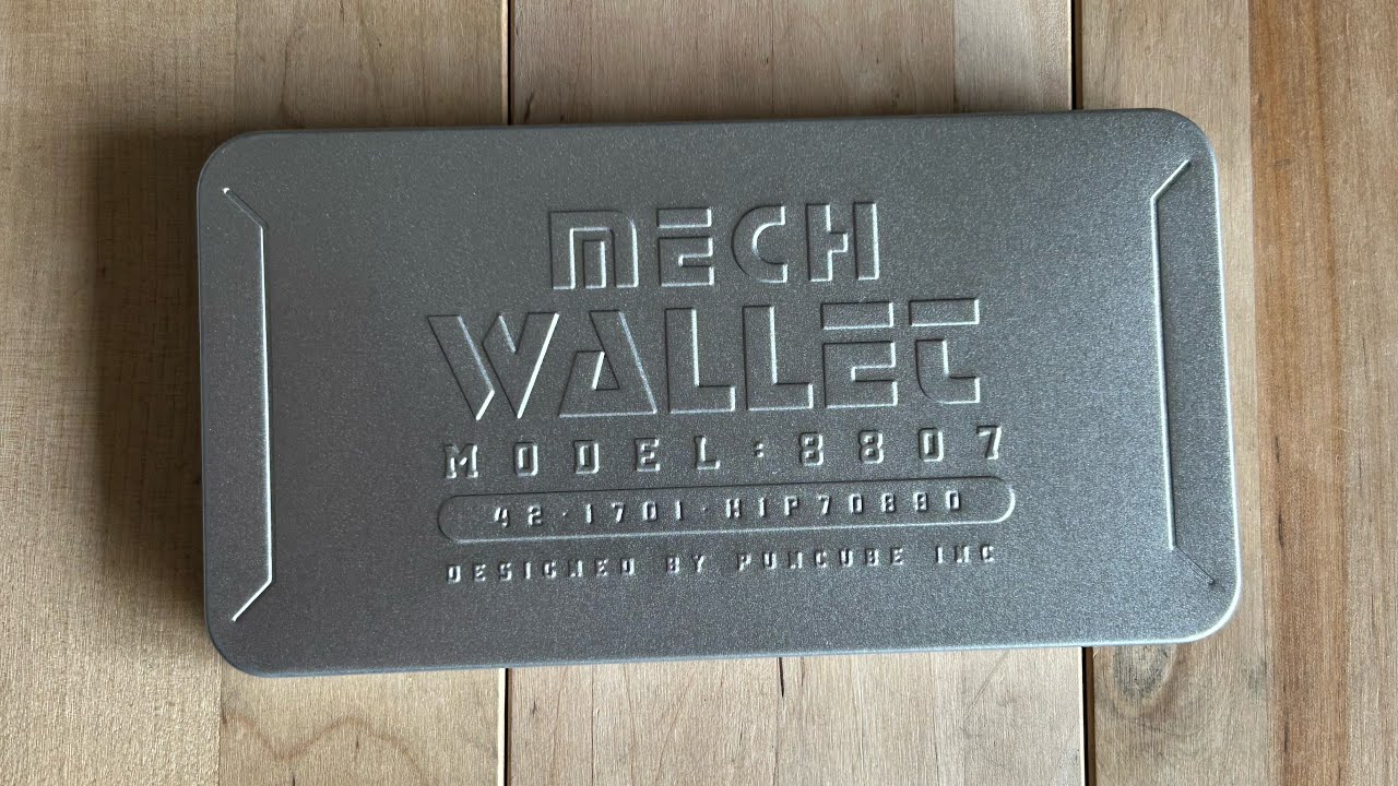 Unboxing Puncube Mech Wallet Model 8807 Youtube