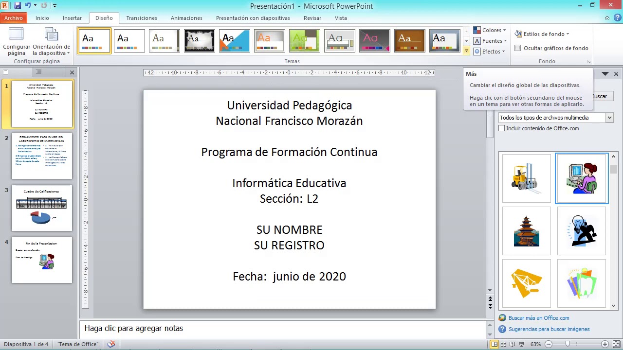 Hacer Presentacion En Power Point Basico Youtube