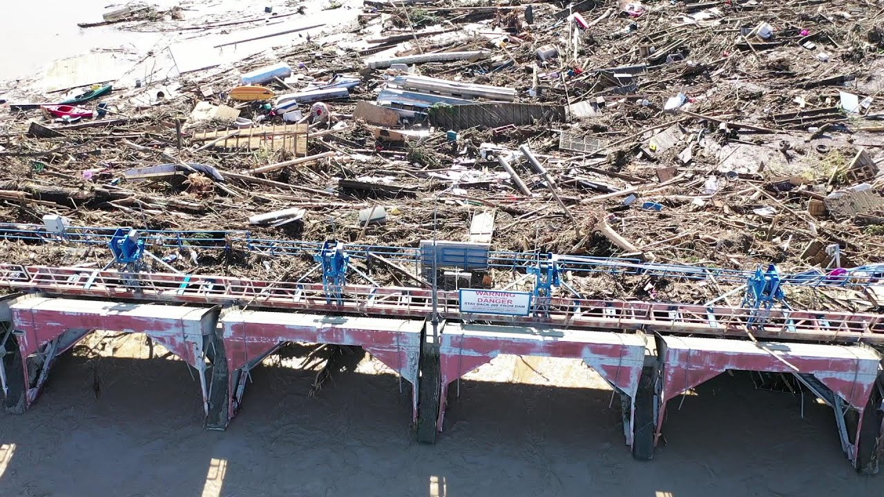 Dam Failure At Sanford Lake The Morning After May 20 2020 Youtube