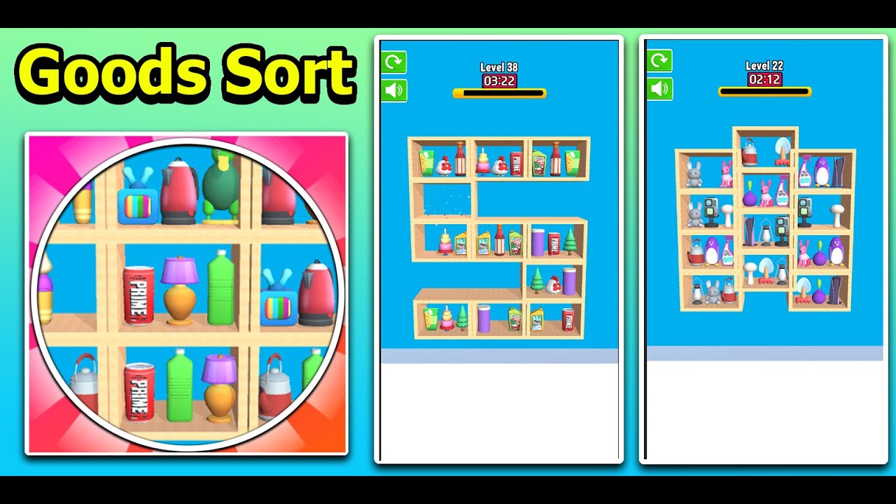 Goods Sort 3d Top Trending Game Unity Source With Admob Ads Integrated