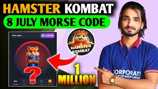 Today Cipher Code Hamster Kombat Daily Morse Code Hamster Kombat 8 July ...