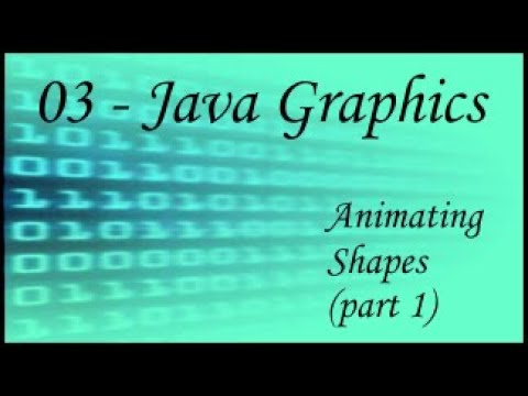 Java Graphics 03 Animating Shapes Part 1 Youtube