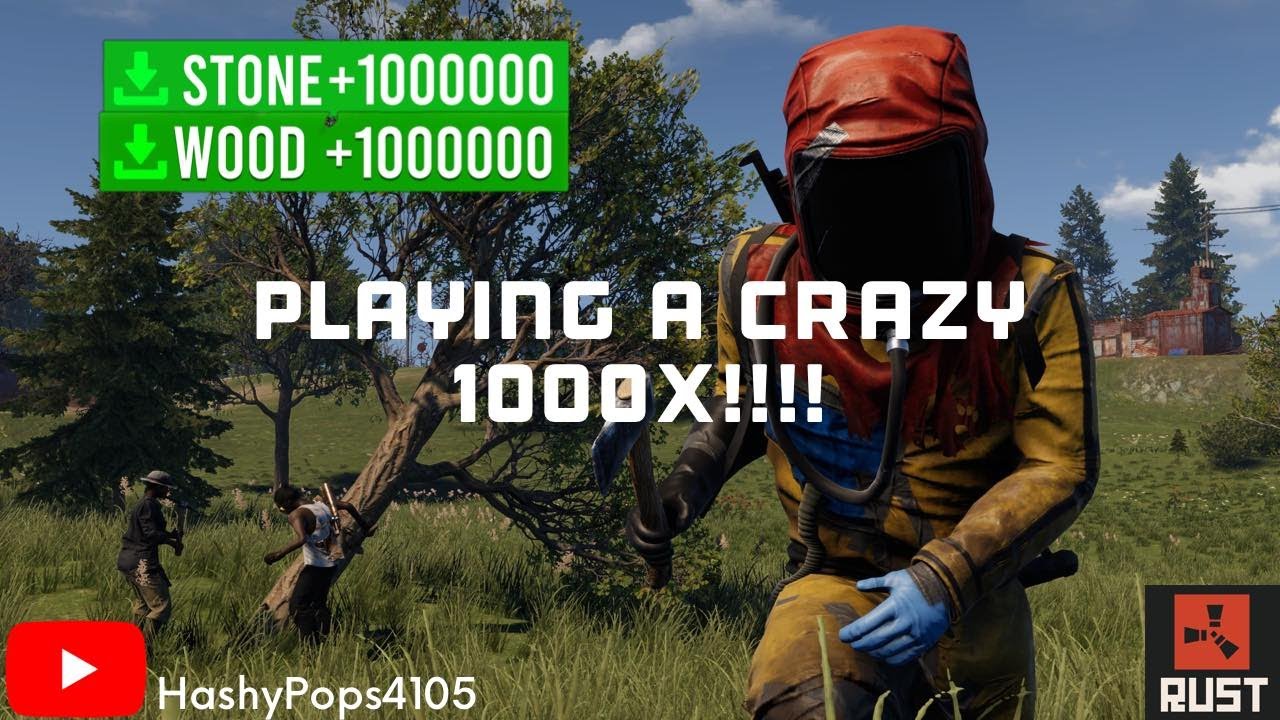 Rust Crazy 1000x Server Youtube