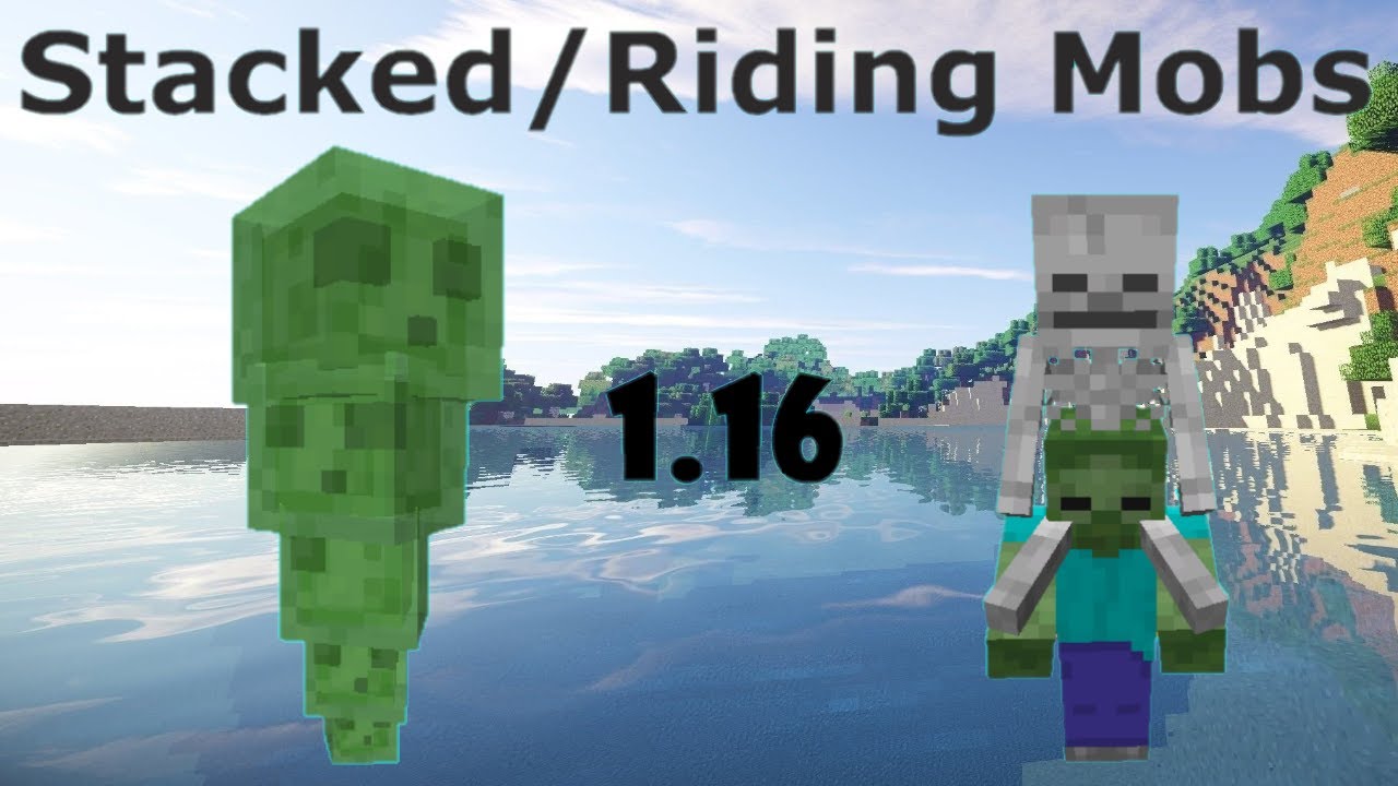 How To Summon Stacked Riding Mobs In Minecraft 1 19 And Below Youtube