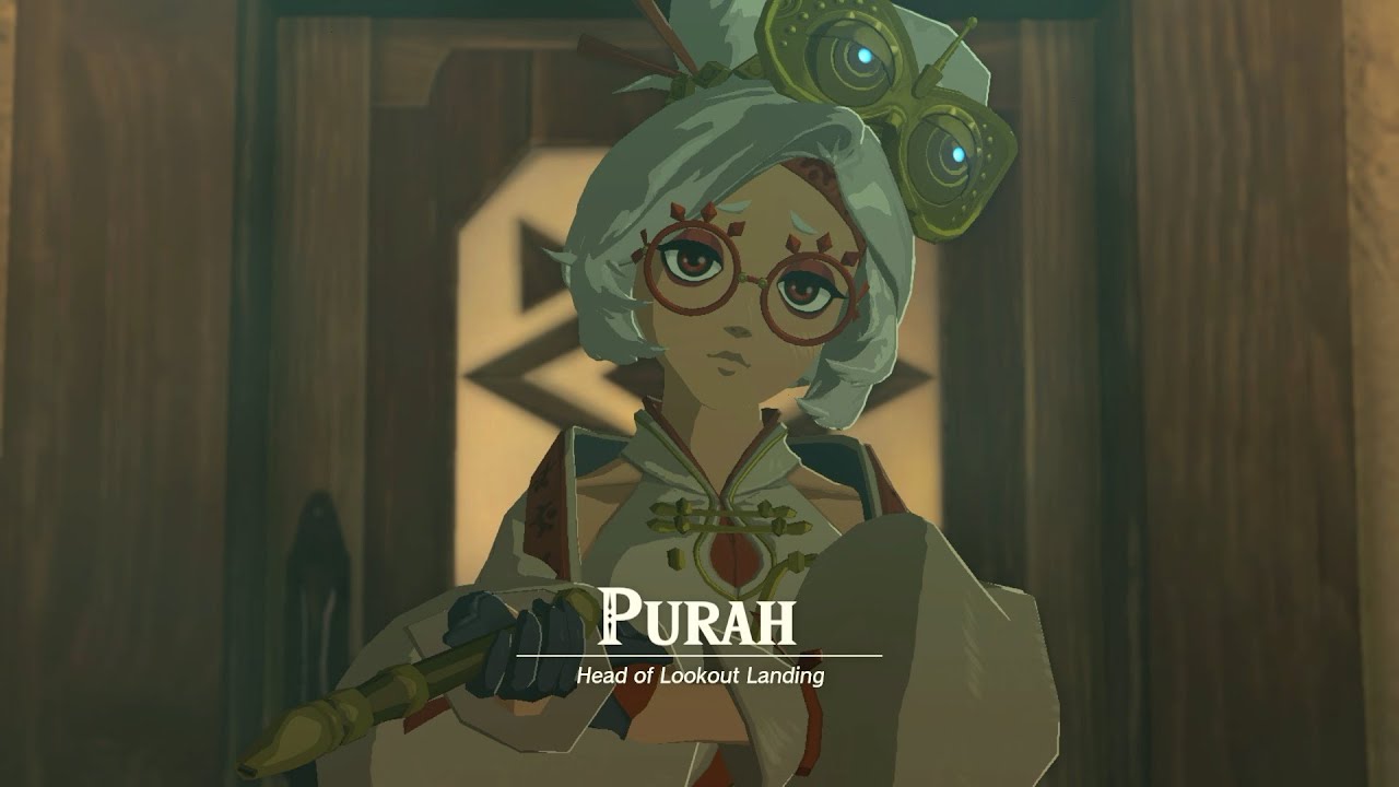 Finding Grown Up Purah Cutscene Zelda Tears Of The Kingdom Youtube