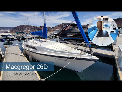 Sold Macgregor 26d 1988 On Lake Mead Youtube