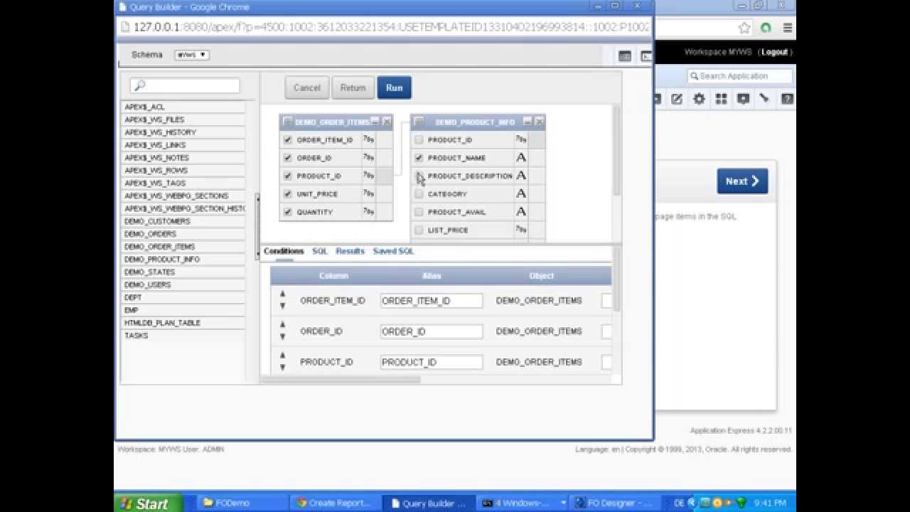 Oracle Apex Examples