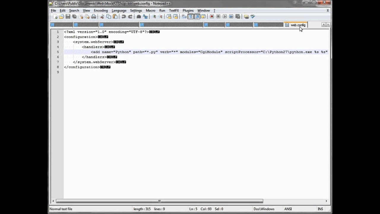 Running Python Cgi Scripts On Iis Youtube