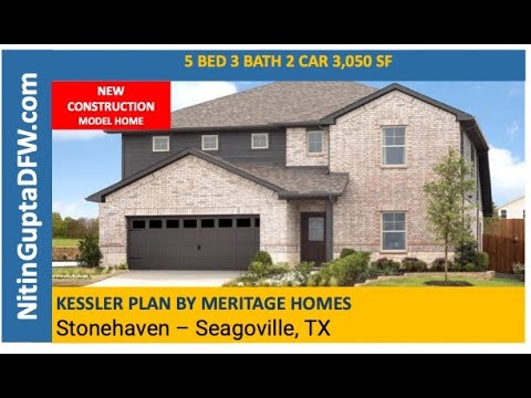 Kessler Plan By Meritage Homes In Stonehaven In Seagoville Tx Video