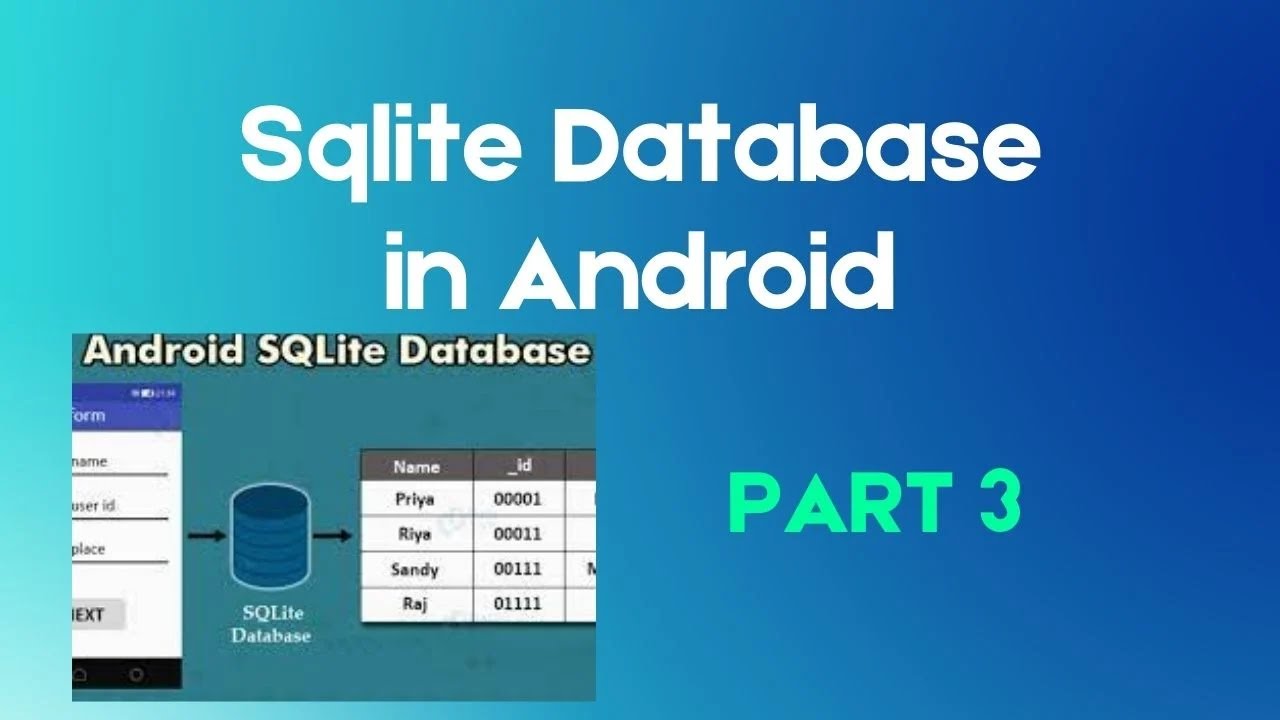 Sqlite Database In Android Studio Writing Data And Displaying Result