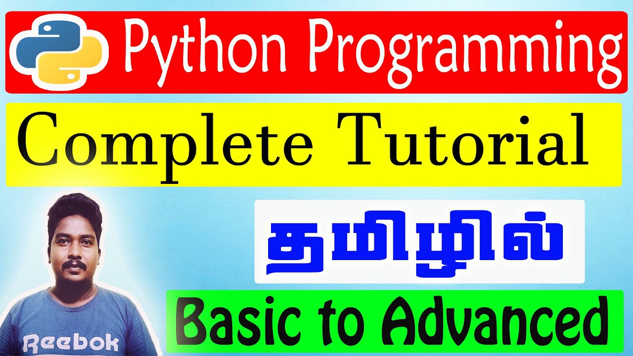 Full Python Course In Tamil Must Watch Python Tutorial In Tamil