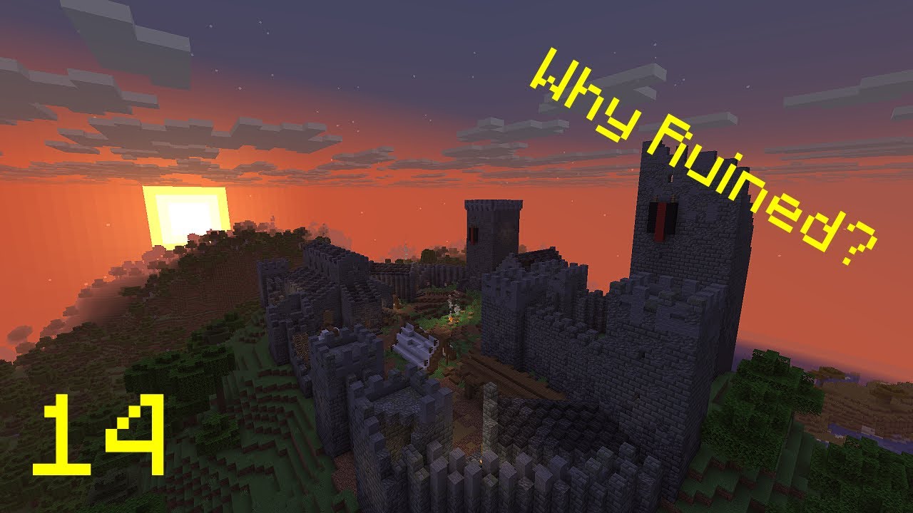 Playing Minecraft Why Build Ruins Youtube
