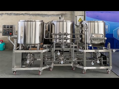 Carry Brewtech 150l Brewhouse Operation Test Machine Youtube