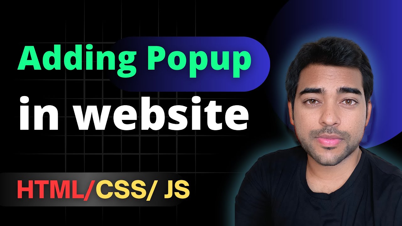 How To Add Popup In Html Css Coffee Website Popup Youtube
