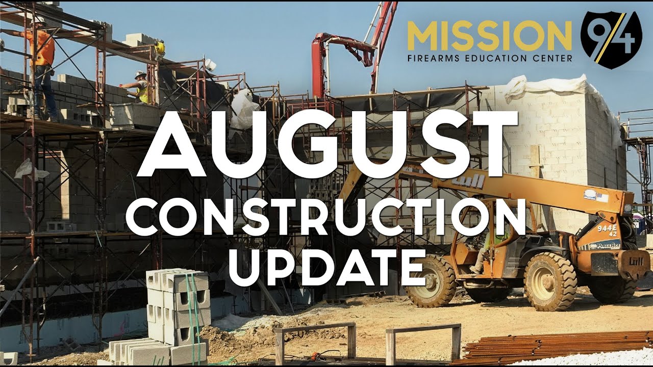 August Construction Update Youtube