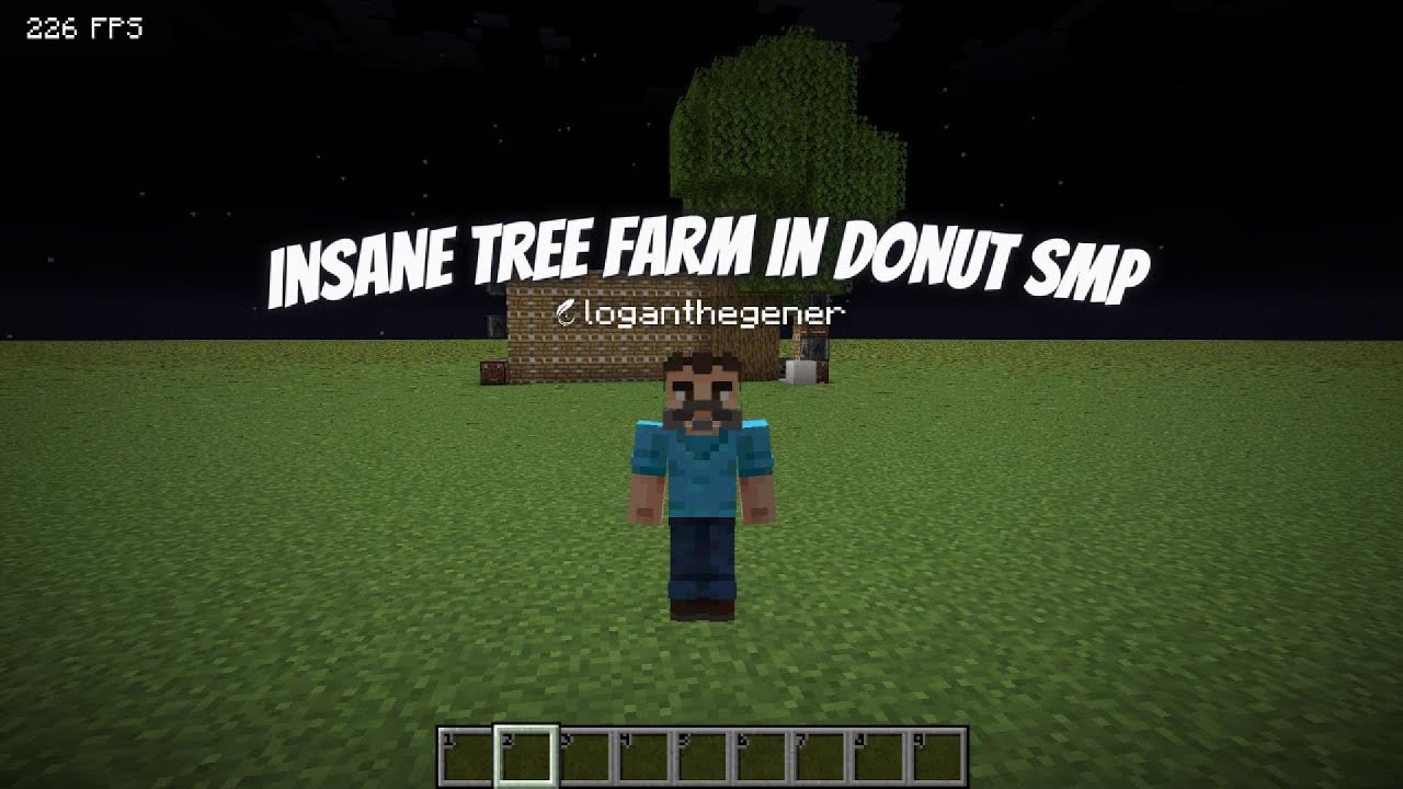 Is This The Best Tree Farm In Donut Smp Youtube