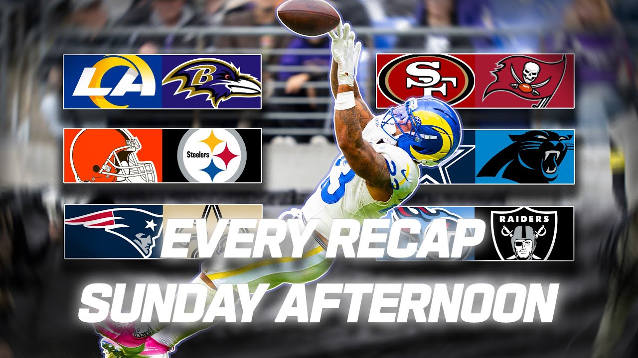 Every Recap From Sunday Afternoon 2025 Nfl Season Week 6 Youtube
