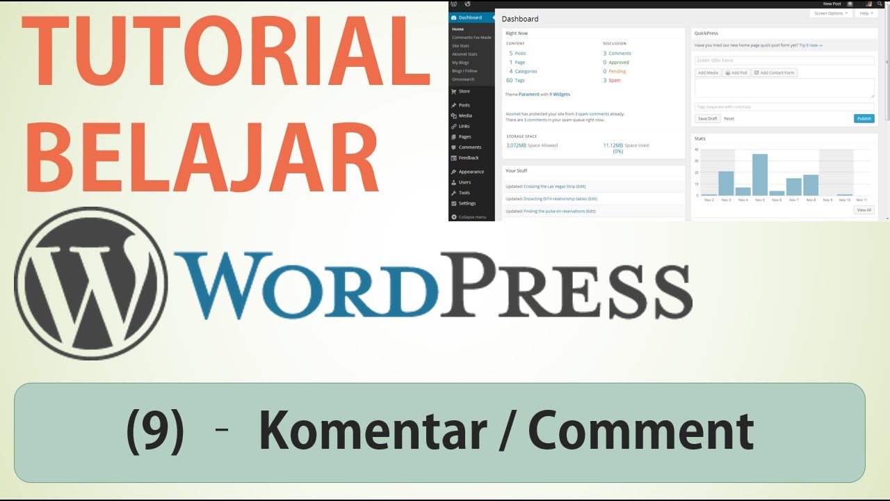 Membuat Komentar Comment Dan Mengatur Komentar Tutorial Wordpress