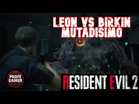 Resident Evil 2 Remake Leon Vs Birkin Fase 3 Batalla Epica Youtube