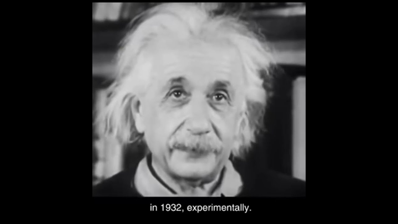 Albert Einstein Explaining E Mc 2 1905 Youtube