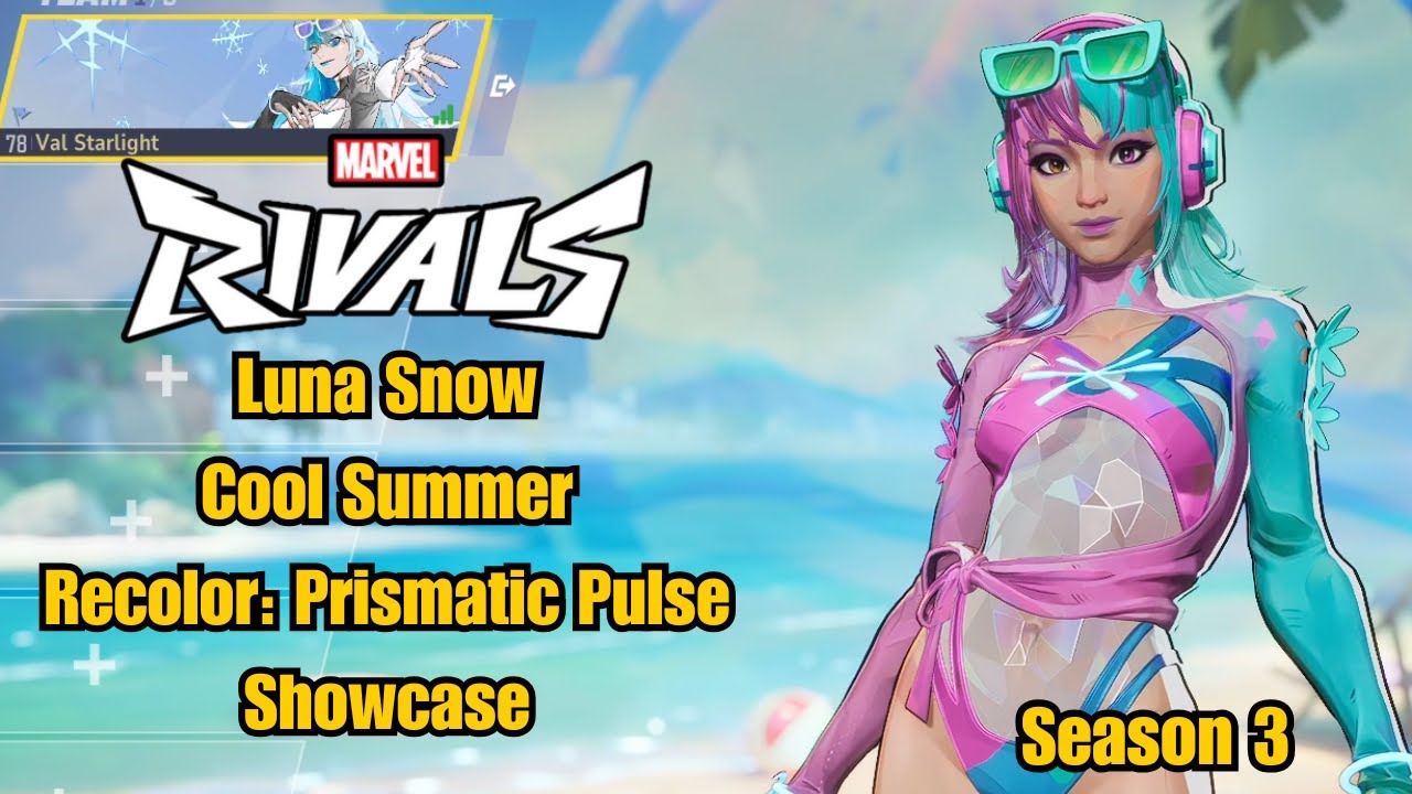 Luna Snow Cool Summer Recolor Prismatic Pulse Skin Showcase Marvel