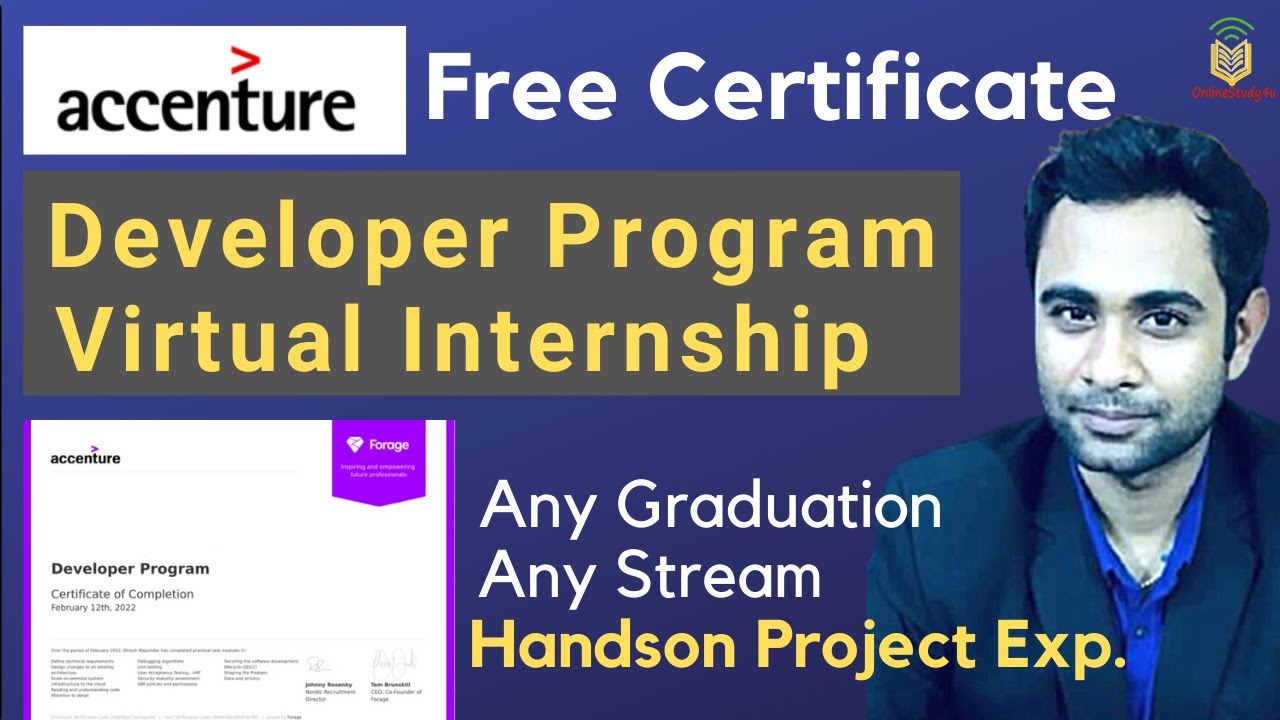 Accenture Developer Program Accenture Virtual Internship Free