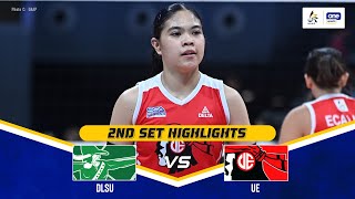 Dlsu Vs Ue Set 2 Game Highlights Uaap Season 87 Women S Volleyball ...