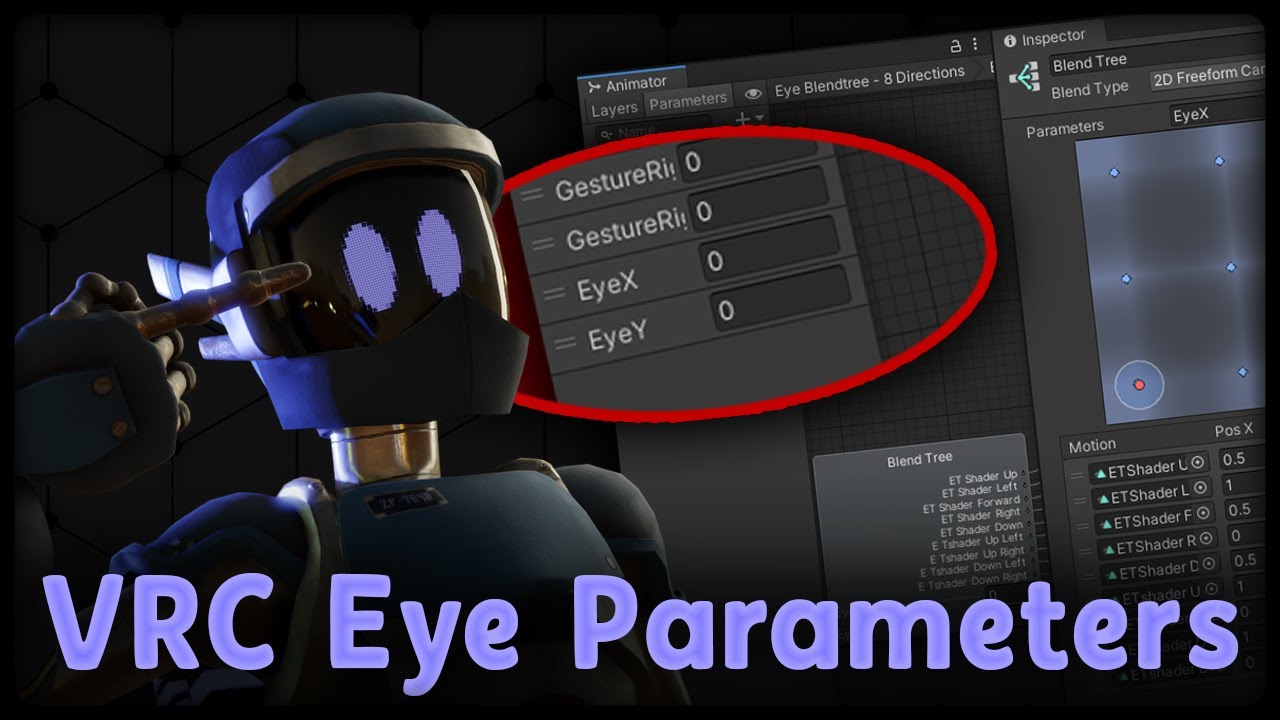 Vrchat Eye Parameters Tracking Youtube