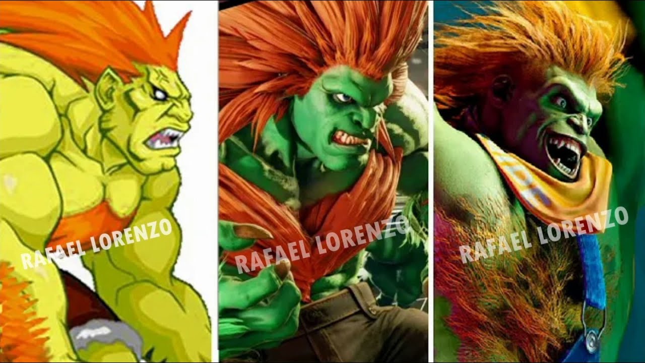Blanka Evolution Street Fighter 2 Street Fighter 6 Youtube