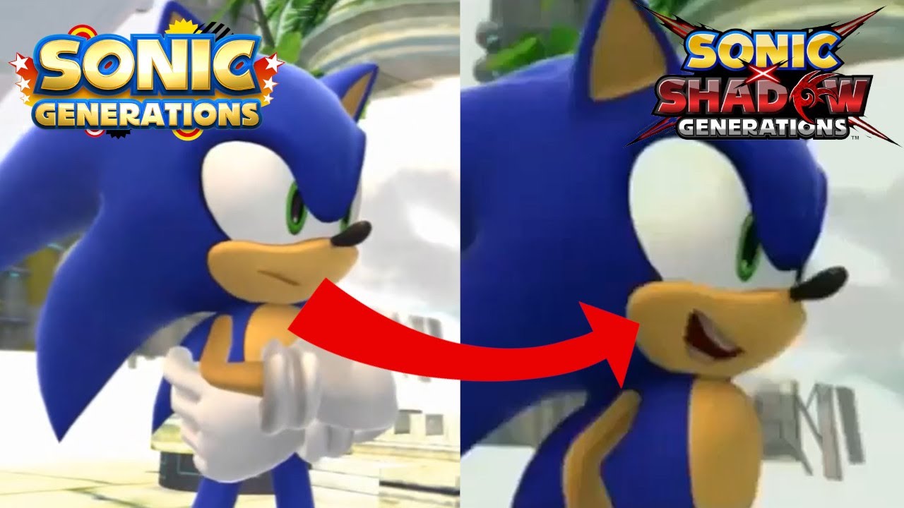 Sonic X Shadow Generations Cutscene Changes Youtube