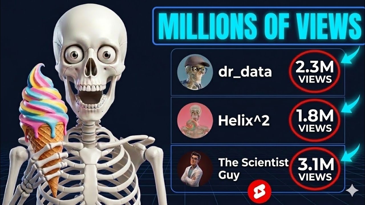 How To Create Viral Ai Skeleton Shorts 100 Free Method Youtube