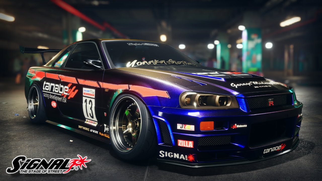 Signal Auto Nissan Skyline Gtr R34 Drift Pro Build Need For Speed