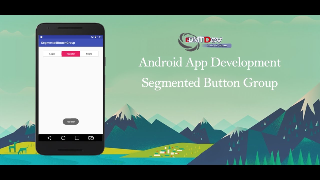 Android Studio Tutorial Segmented Button Group Youtube
