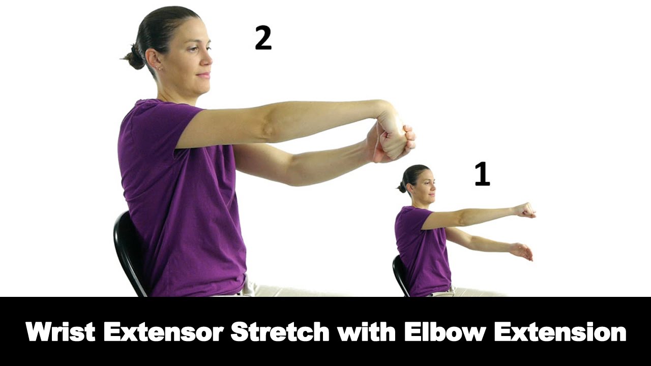 Wrist Extensor Stretch With Elbow Extension Ask Doctor Jo Youtube