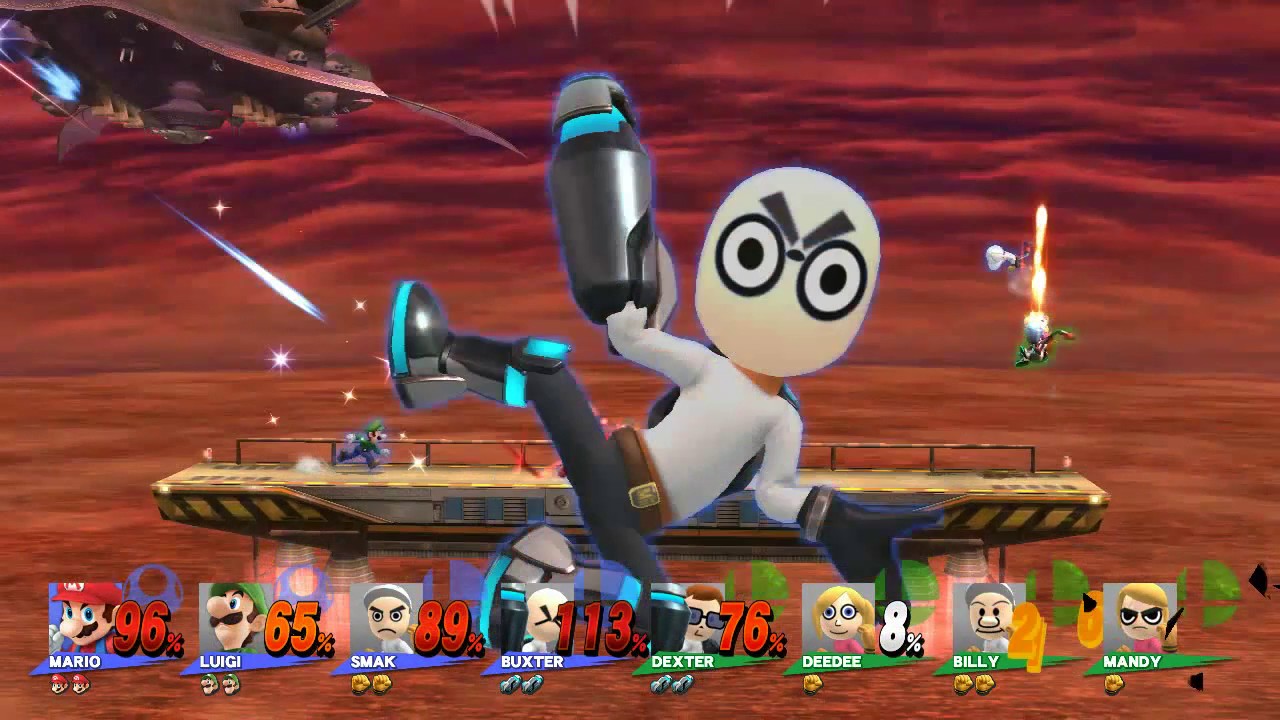 Ssb4 Mario Luigi Smak Buxter Vs Dexter Deedee Billy Mandy